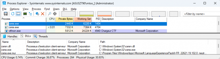 Process Windows et fichiers systèmes : csrss.exe (Client Server Runtime ...