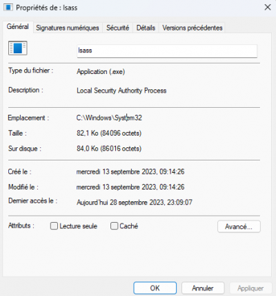 Process Windows et fichiers systemes : lsass.exe ( Local Security ...