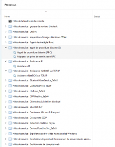 Process Windows et fichiers systèmes : svchost.exe ( Host Process for ...