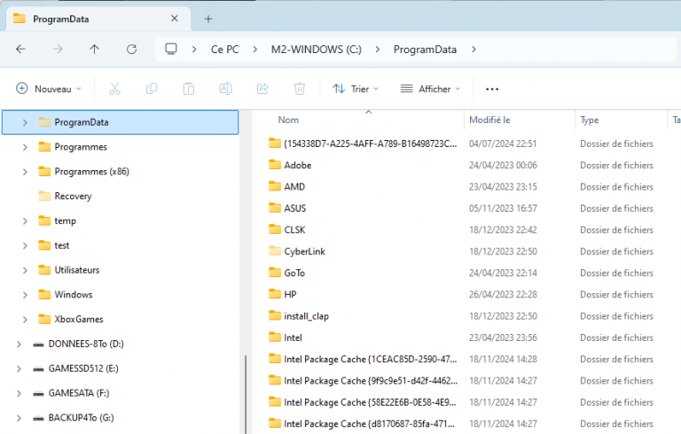 5 – Que contient le dossier ProgramData - www.ToutWindows.com - Tout ...